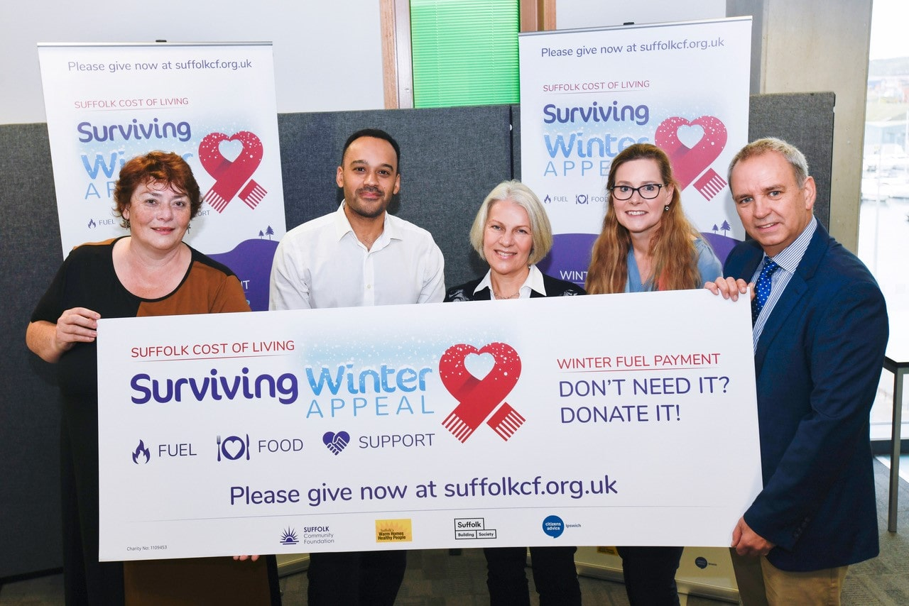 Proud to Support the Surviving Winter Appeal - Suffolk Building Society