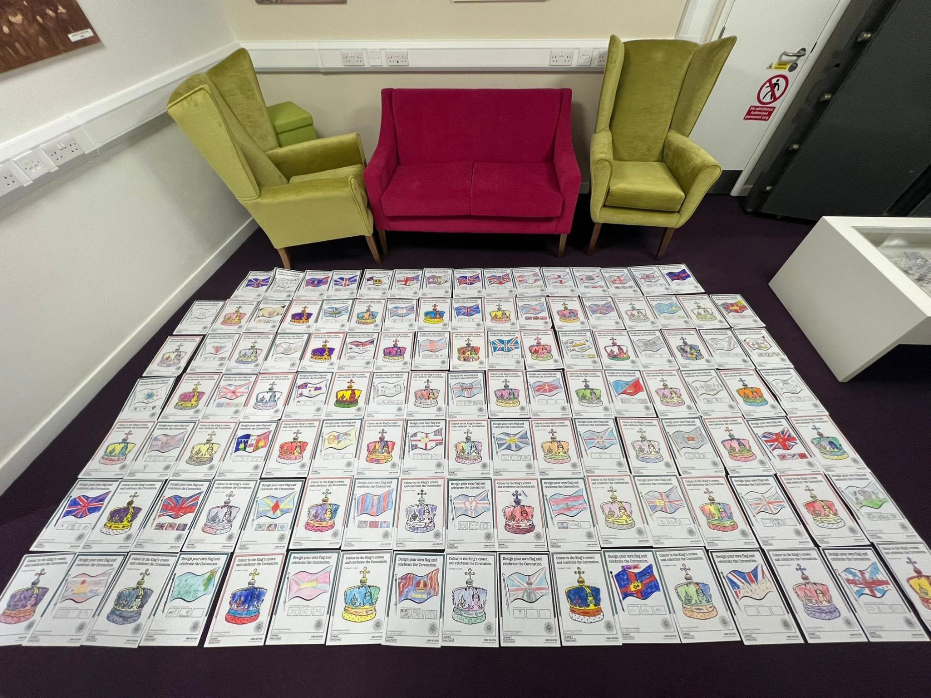 King's Coronation Colouring and Design Competition Winners! - Suffolk ...