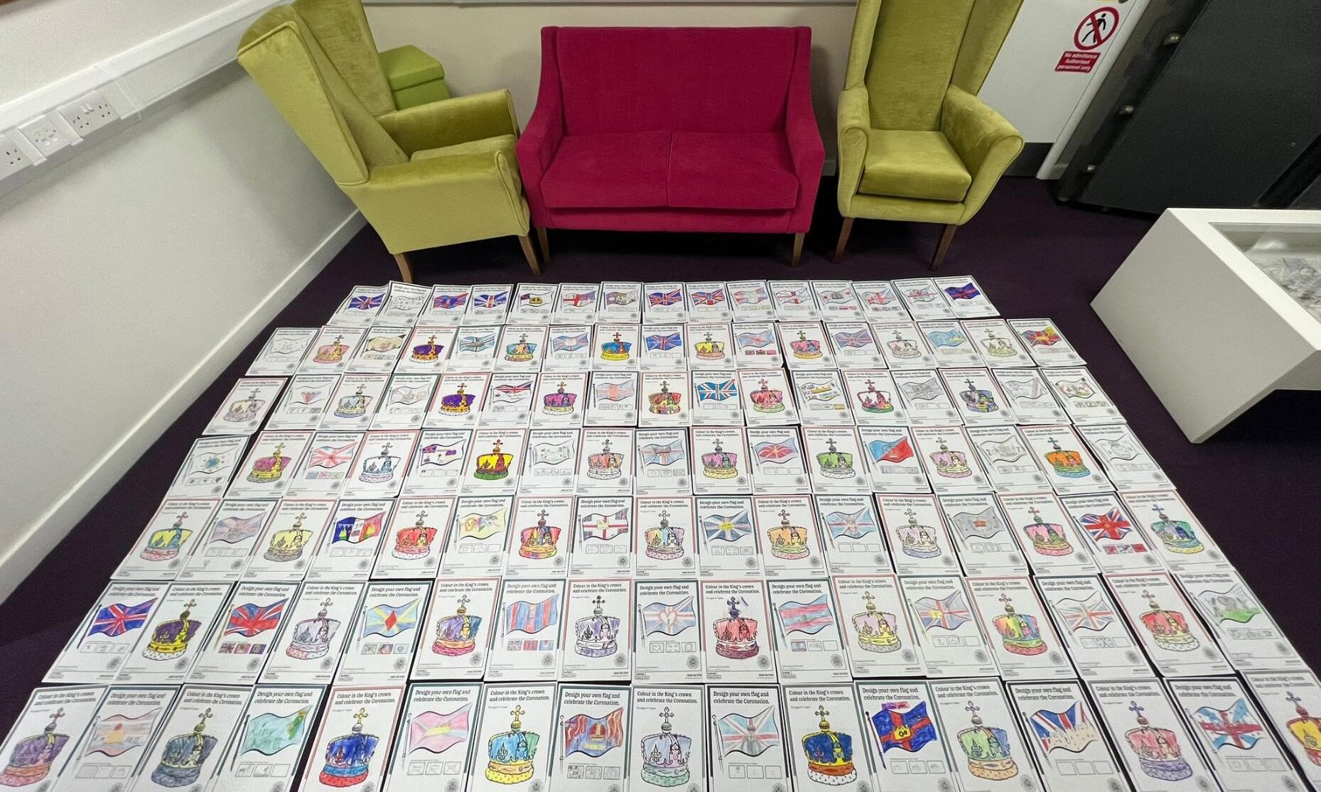 King's Coronation Colouring and Design Competition Winners! - Suffolk ...