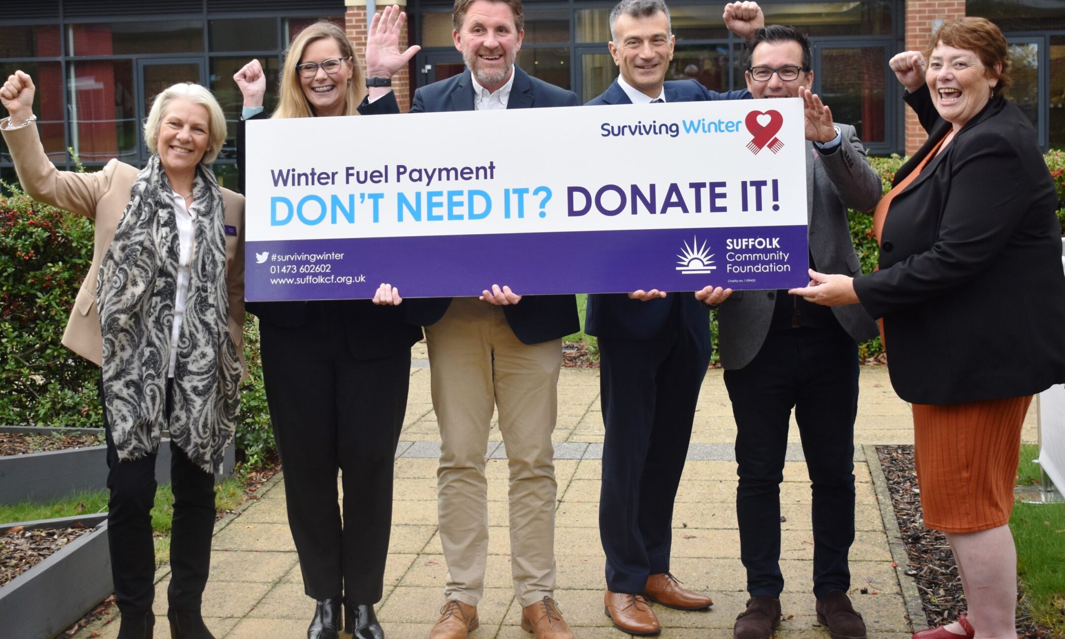 We're Supporting Surviving Winter 2023/2024 - Suffolk Building Society