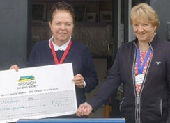 Visit Hadleigh cheque donation - Suffolk Building Society